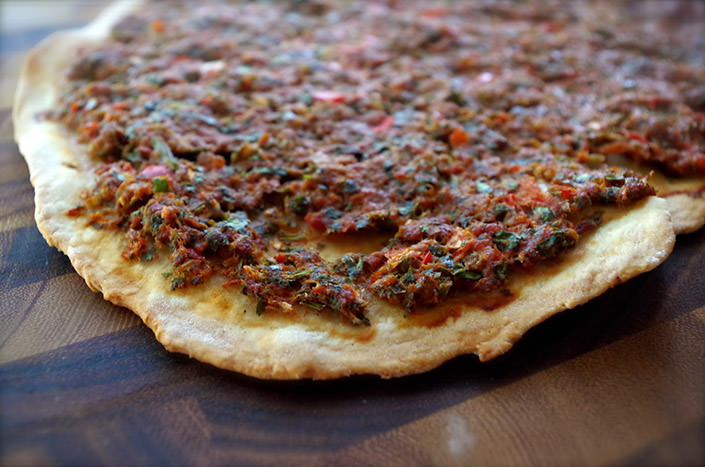 Delicious Lahembajin: The Irresistible Lebanese Meat Pizza