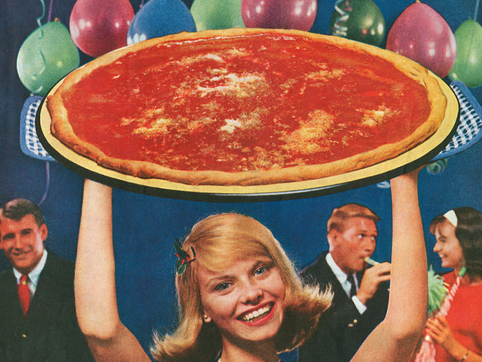 Retro Pizza Ads That Have Aged Both Wonderfully and Horribly